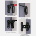 2x Sliding Door Lock Indoor Privacy Lock Gate Barn Door for Latch ...