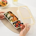 SDFGTstore Stainless Steel Multi Compartment Bentos Box with Leak Proof ...