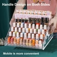 Nail Polish Organizer 7 Layers Nail Polish Holder Acrylic Display Rack ...