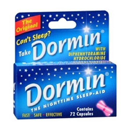 Dormin The Night Time Sleep Aid Capsules, Fast, Safe, Effective, 72 ...