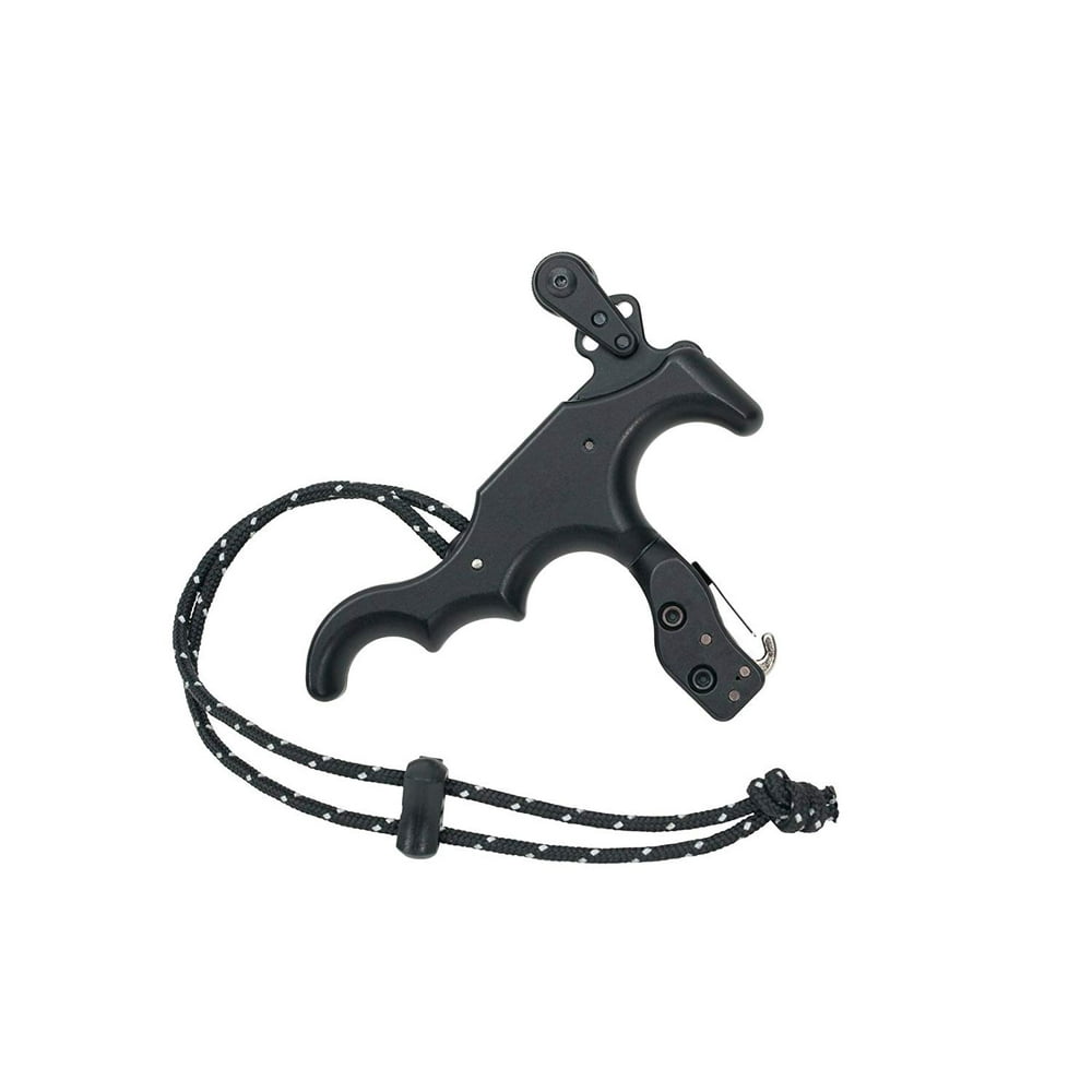 TruFire Hardcore 4 Finger Revolution Archery Release Aid, Black - HDRB ...