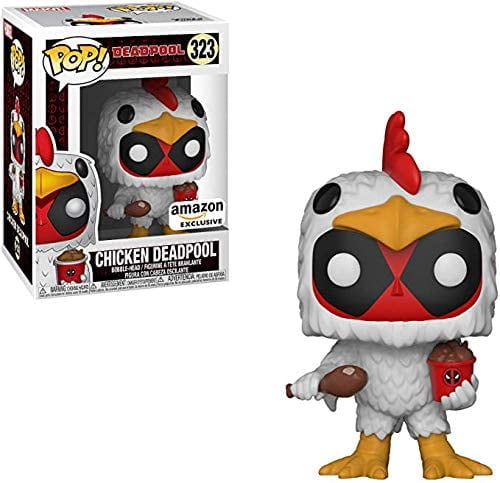 Funko Pop Marvel: Chicken Deadpool #323 - Chicken Suit Collectible ...