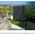 EISRUNGF- 55-60 inch outdoor TV trolley cover, courtyard TV cover ...