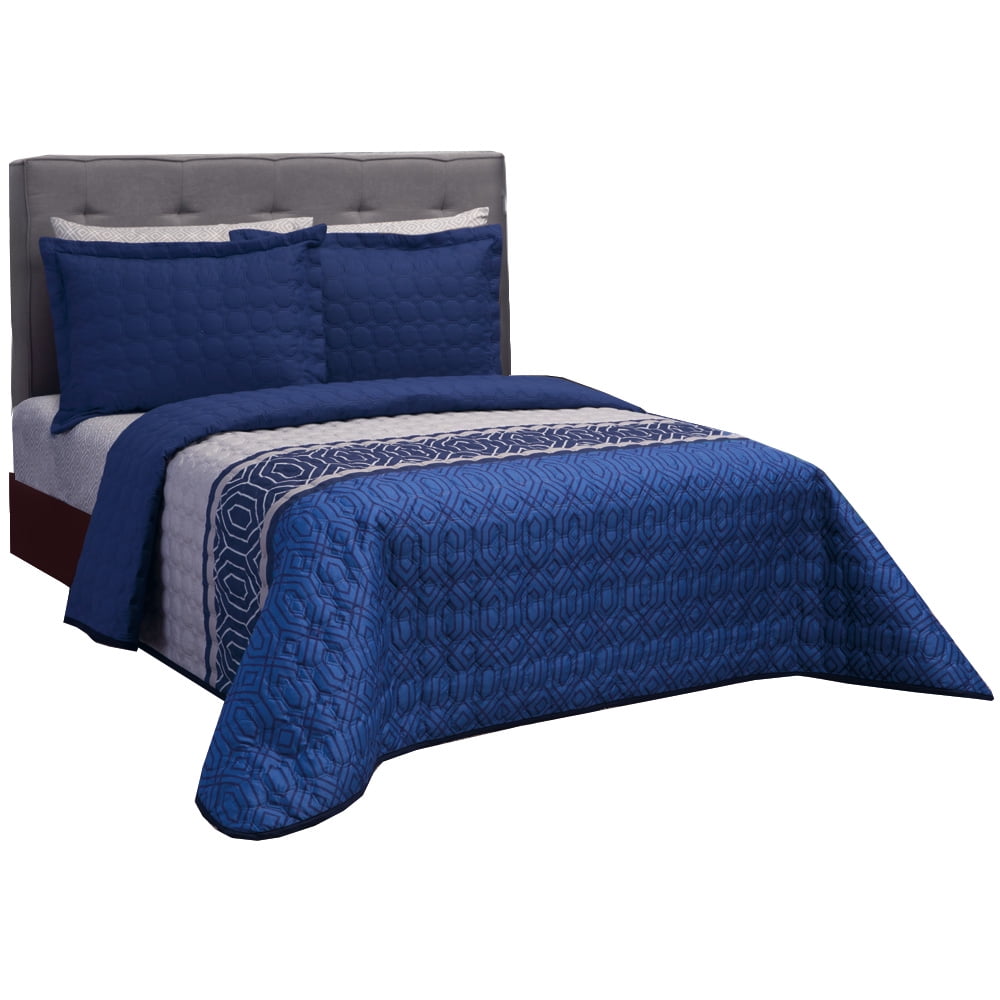 Edredón ligero King Size Azul Marino dos vistas Lugo Elefantito Edredón ...