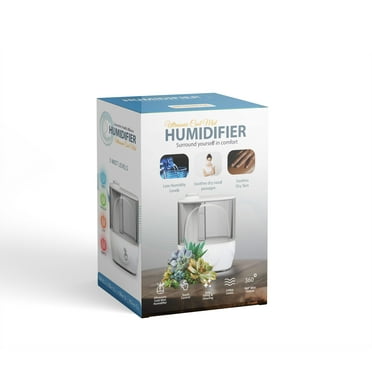 Mainstays Ultrasonic Cool Mist Humidifier with Aroma 23434G, Green ...