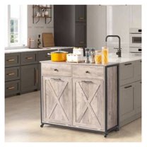 PULUOMIS Wooden Indoor Double Garbage Storage Trash Can with ...