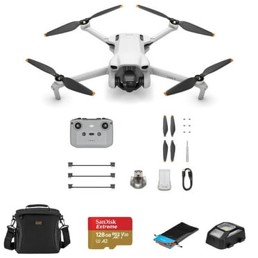 DJI Mini 3 Camera Drone, Foldable, 4K HDR Video, RC Remote, 38 Min ...
