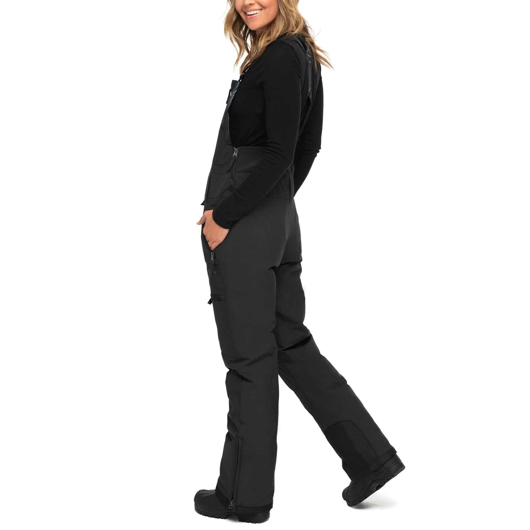 Arctix Women's Traverse Eco Recycle Bib Overalls - Walmart.com