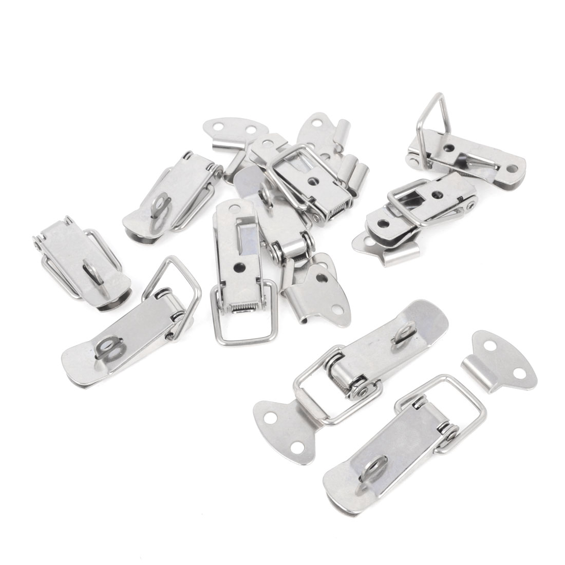 Uxcell 2.2" Metal Spring Hasp Toggle Draw Latch, 10 Pack - Walmart.com
