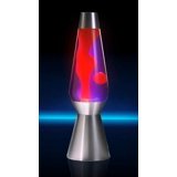 "LAVA Large Original 27"" Grande Lamp - Yellow Wax, Purple Liquid ...