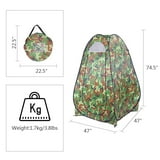 OverPatio Camping Single Pop Up Shower Tent Camouflage - Walmart.com