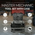 Master Mechanic 205 Piece Mechanics SAE Metric Socket & Tool Set with Case - Walmart.com