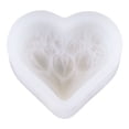 Heart Shape Multi Heads Tulips Silicones Easy To And Demould For Soap ...
