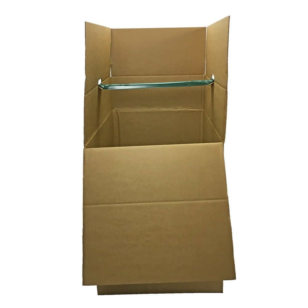 UBoxes Shorty Wardrobe Moving Box (1 Piece) 20" x 20" x 34" - Walmart ...