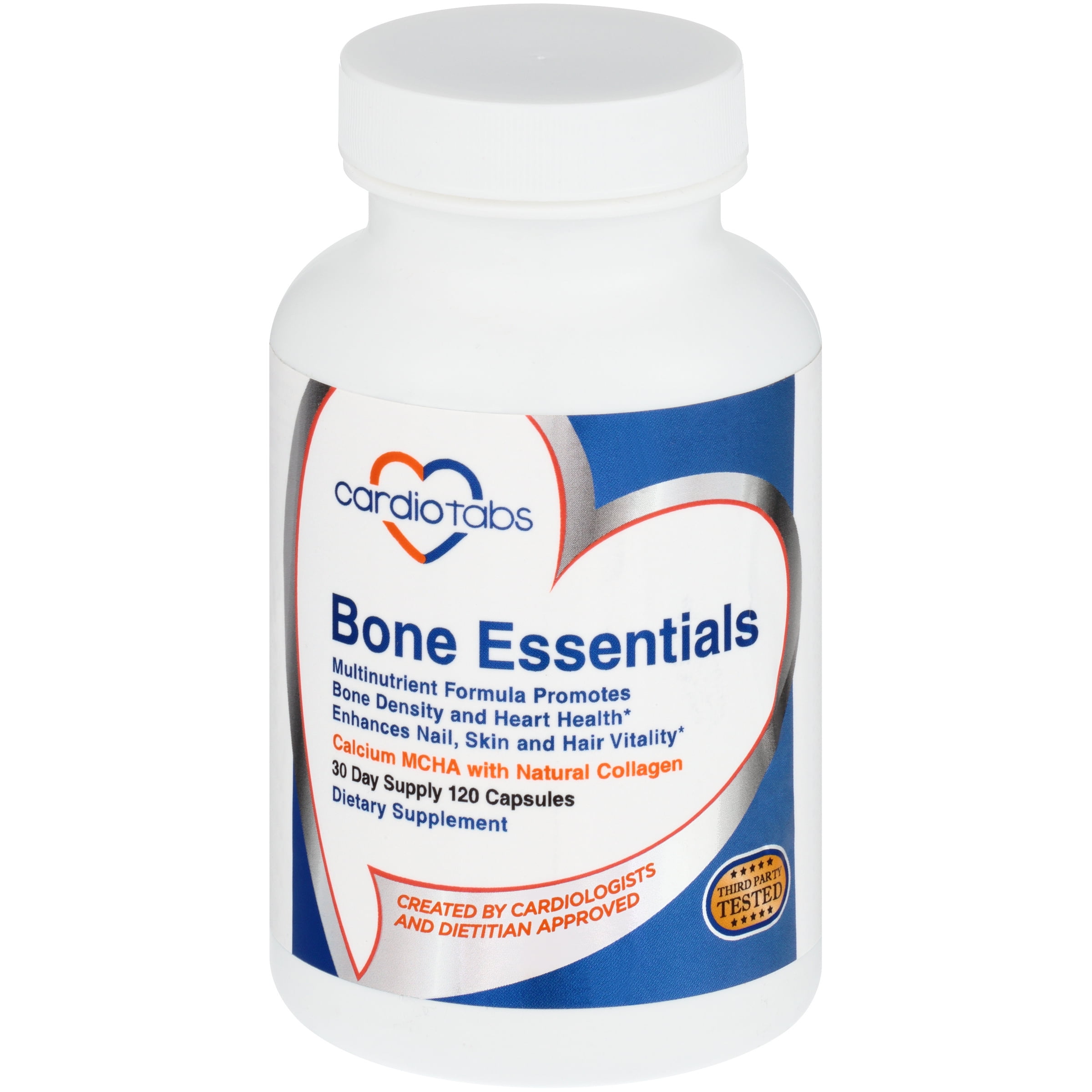 Cardiotabs Bone Essentials Dietary Supplement Capsules 120 ct Bottle ...
