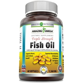 Nature's Bounty Mini Fish Oil Softgels 1290 mg 90 ea (Pack of 2 ...