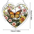 94 Piece Acrylic Heart Puzzle Wind Chime, Scratch Resistant ...
