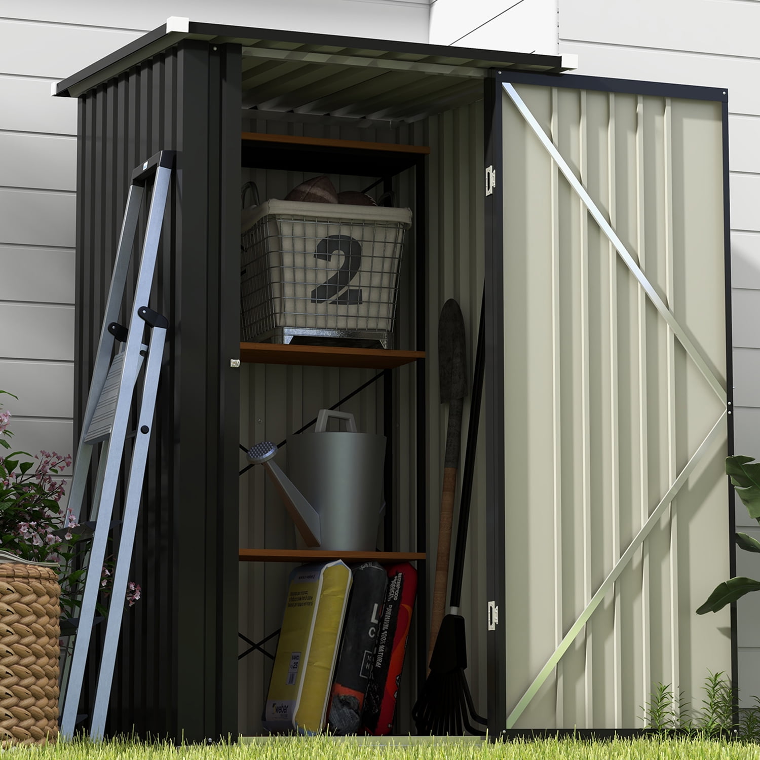 Patiowell 3×3FT Metal Outdoor Storage Shed with Philippines | Ubuy
