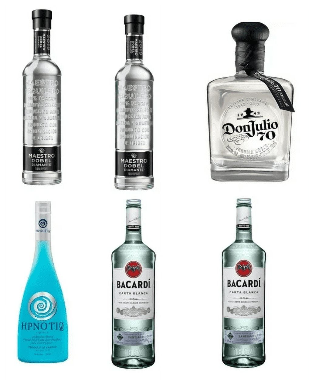Pack de 6 Botellas ( 1 Hpnotiq 750 ml + 2 Maestro Dobel Diamante 700 ml ...