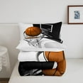 Boys 3D Basketball Bedding Comforter Sets Kids Teens Basketball Gaming ...