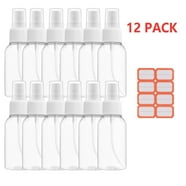 Rumbeast 10 Pcs 2oz/50ml Clear Empty Spray Bottles, Mini Travel Bottles ...