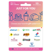 $25 Just For You – ChooseYourCard Gift Card - Walmart.com