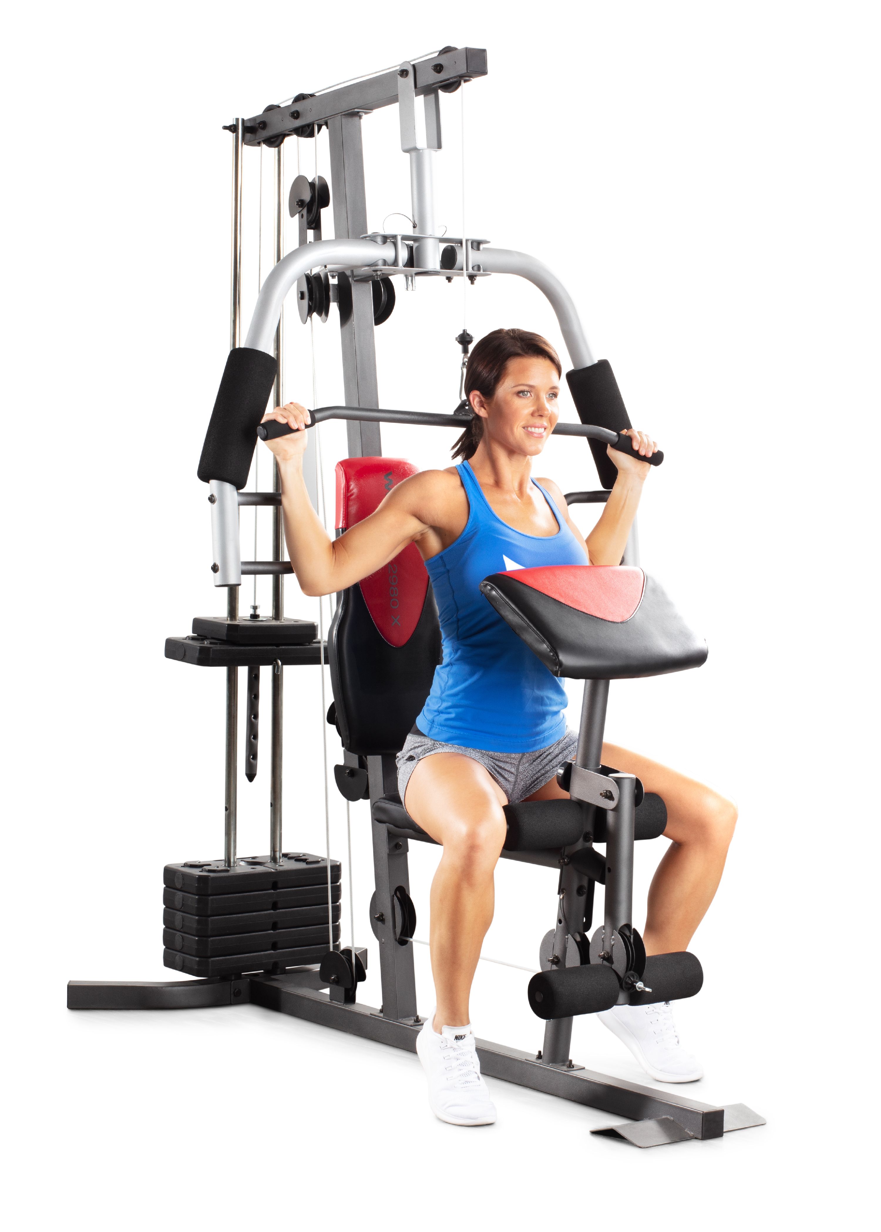 Home Gym Workout Weight System W 214 Lb Resistance Exercise Lifting Home Gym Workout Weight System W 214 Lb Resistance Exercise Lifting