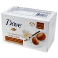 Dove Shea Butter Body Wash Beauty Bar with ¼ Moisturizing Cream Soap, 4 ...