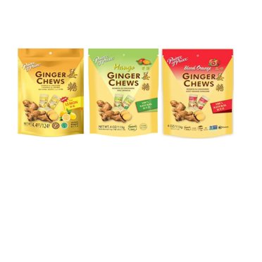Prince Of Peace Original Chewy Ginger Candy Chews - Lemon Flavored ...