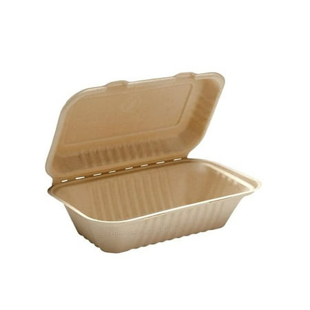 ECO-Hoagie Compostable Pulp Hinged Container, 250/case | Walmart Canada