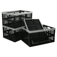 EZDO Small Collapsible Storage Crates 3 Pack - Walmart.com