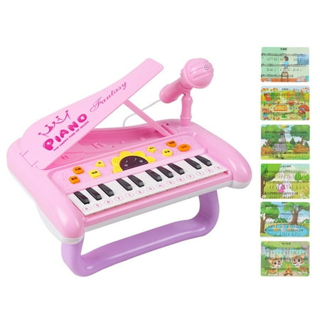 HEVIRGO 1 Set Electric Piano Toy with Microphone Clear Sound Playable ...