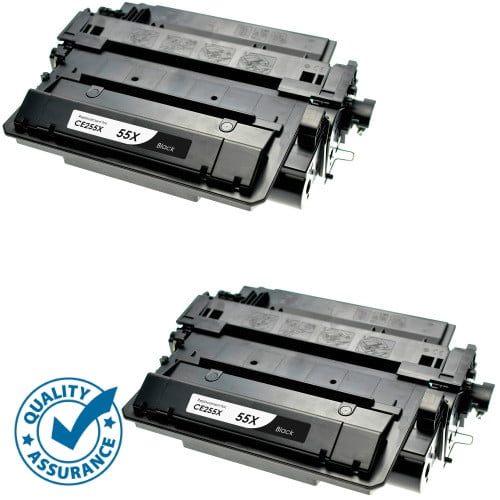 Click here for Printer Pro 2 Pack Hp 55x (Ce255x) Black Toner Car... prices