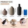 Ceramic Modern Farmhouse Vase Neutral Small For Table Living Room ...