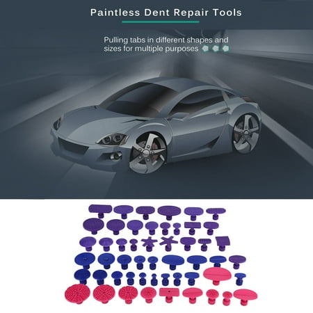 HURRISE 52Pcs Car Auto Body Dents Removal Pulling Tabs Paintless Dent ...