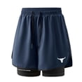 Admvng Men's Summer Sports Shorts Double-Layer Athletic Workout Running ...