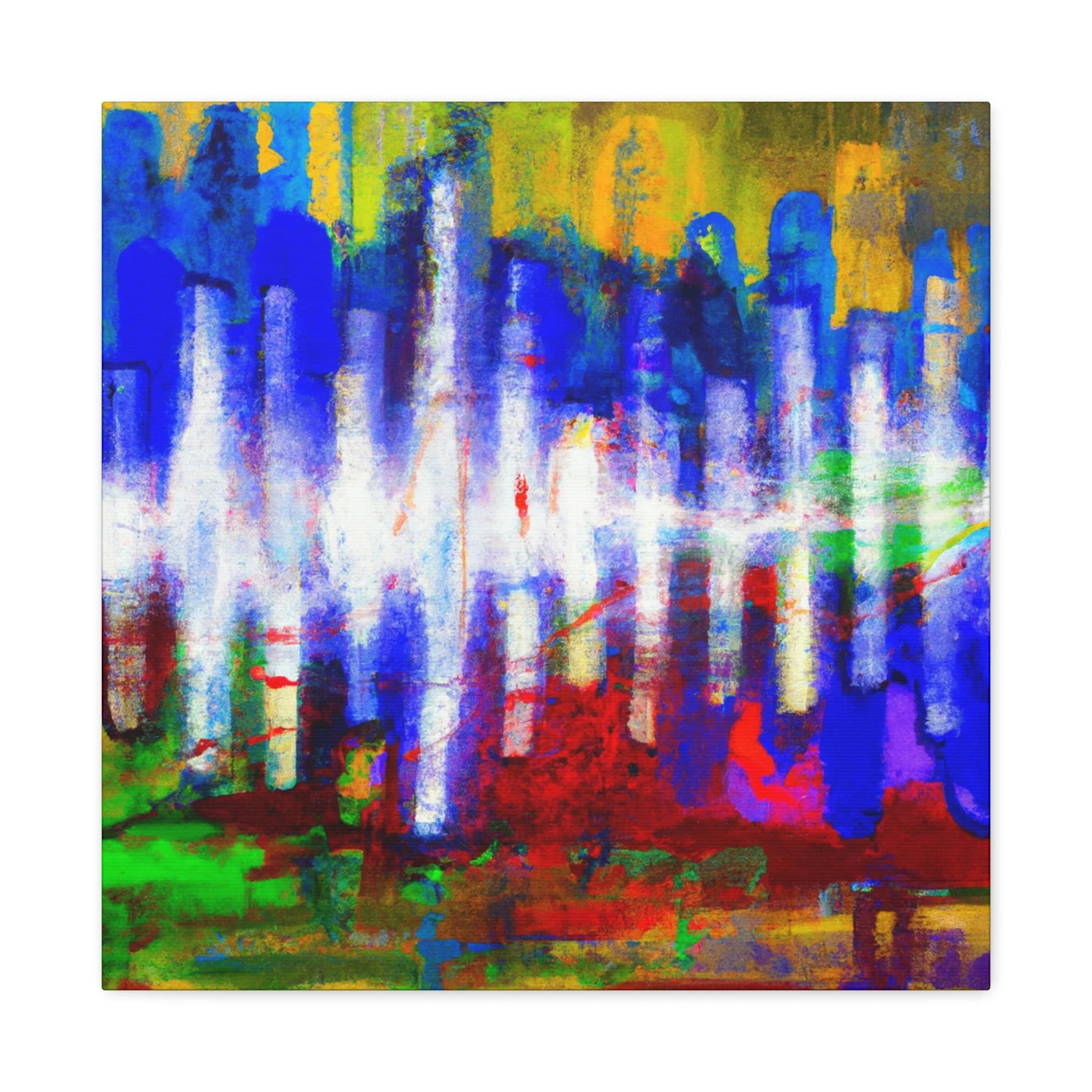 Cacophony of Sound Waves - Canvas - Walmart.com