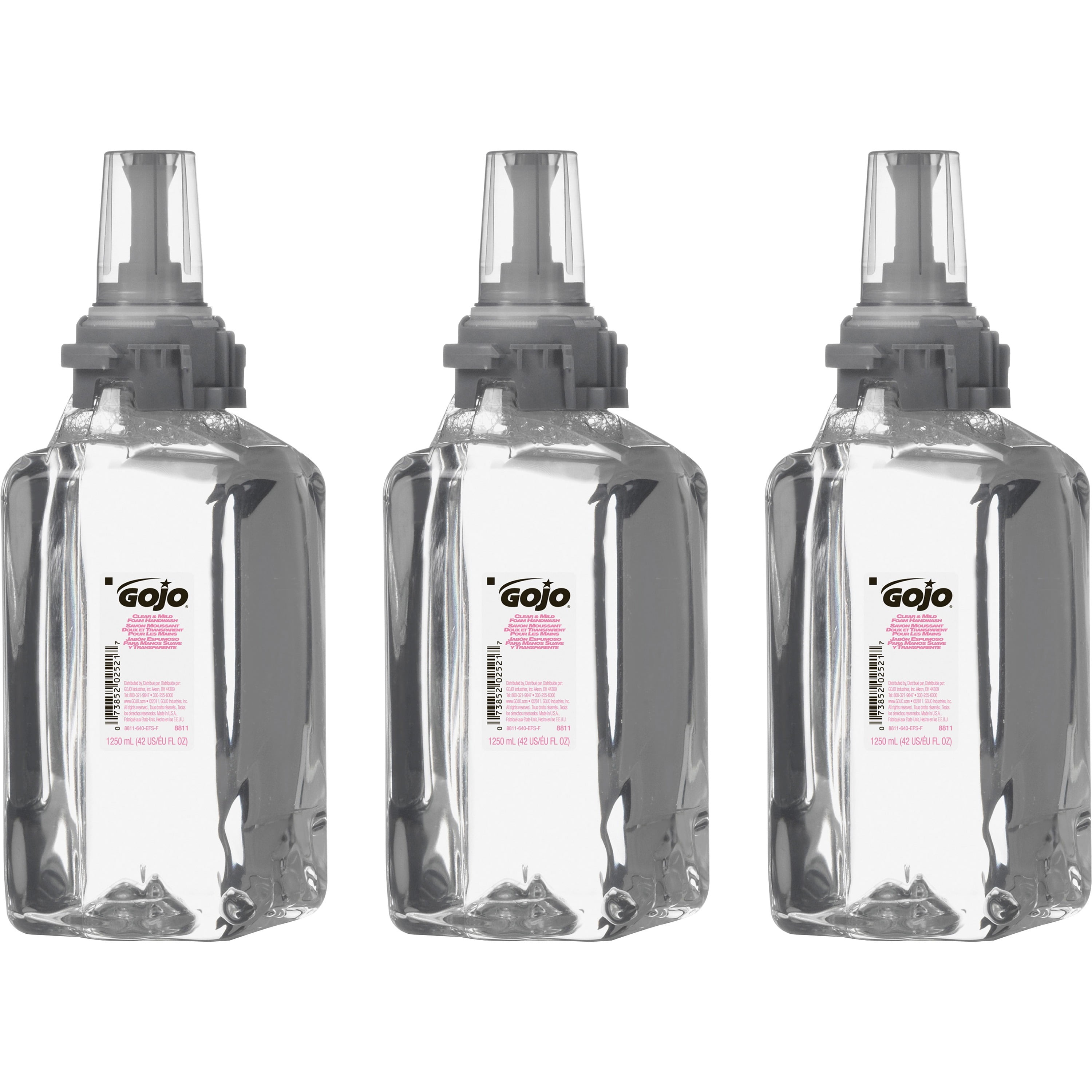 Gojo®, GOJ881103CT, ADX-12 Clear/Mild Handwash Refill, 3 / Carton ...