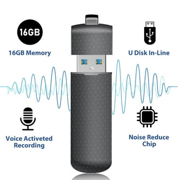 32GB Digital Voice Recorder Voice Activated Recorder, TSV Audio Recorder Mini Portable Tape ...