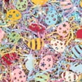 PAPER FAIR 1 LB Iridescent Easter Grass Crinkle Cut Paper w/Bunny Egg ...