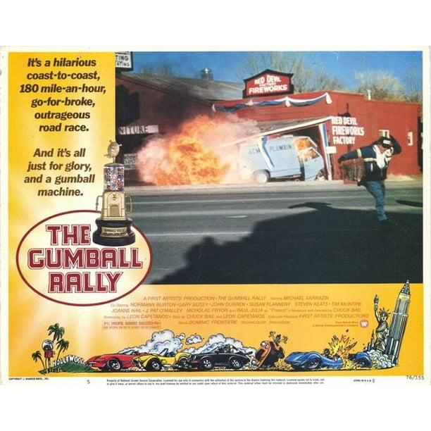 The Gumball Rally - movie POSTER (Style E) (11" x 14") (1976) - Walmart ...