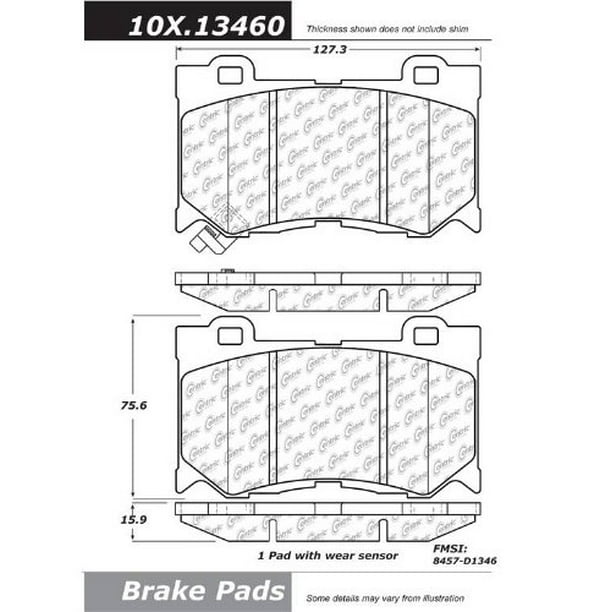 Centric Parts - Ceramic Pads - Walmart.com