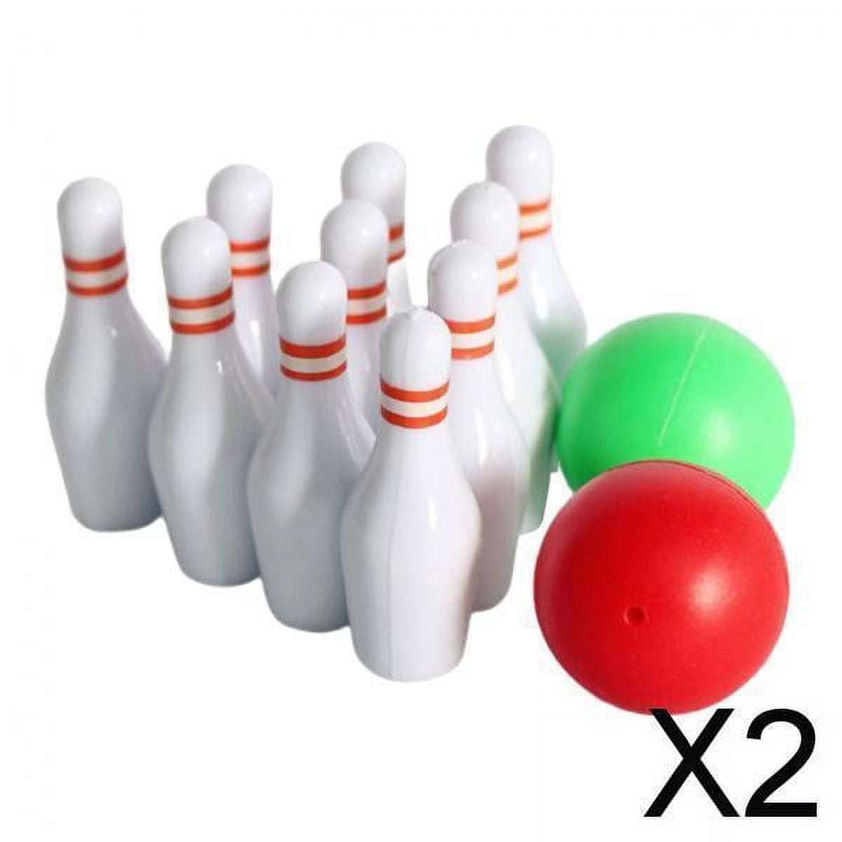 2X casa de muñecas juguete de bolos bolos de plástico juego de bolos ...