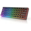 HK GAMING Wired GK61 61 Key LED Gaming Keyboard | RGB Backlit (White ...