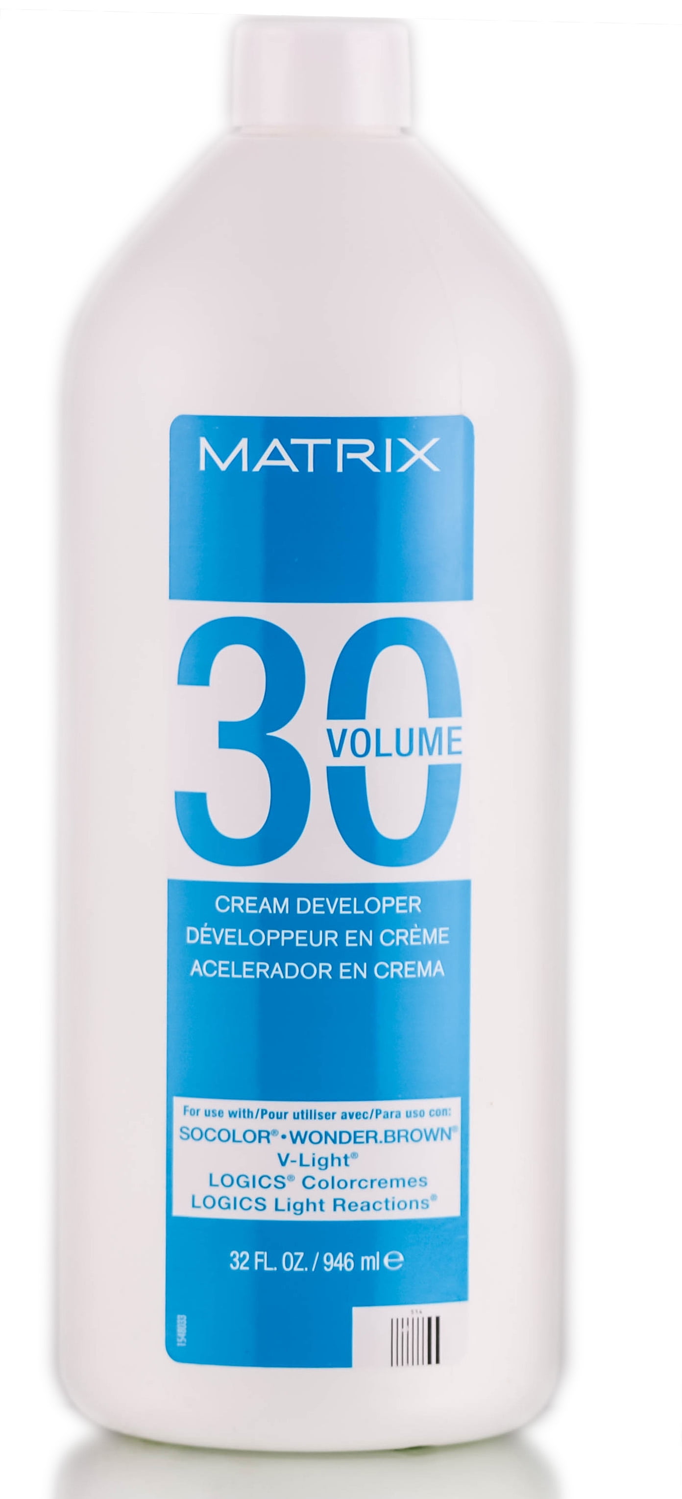 Matrix Cream Developer - 30 Volume - 32 oz - Pack of 1 with Sleek Comb ...
