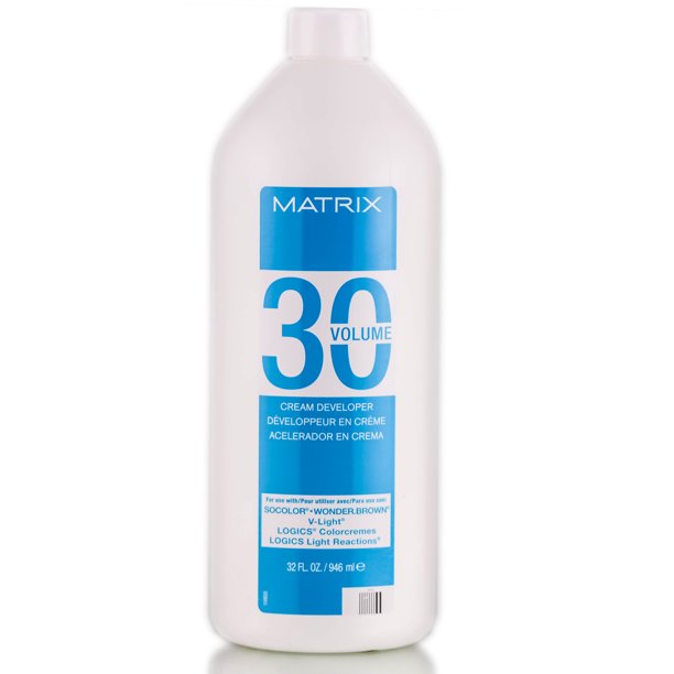 Matrix Cream Developer - 30 Volume - 32 oz - Pack of 1 with Sleek Comb ...