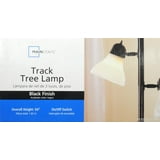 Mainstays 64'' Track Tree Floor Lamp, Black - Walmart.com