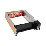 Startech Black Aluminum 5.25in Rugged SATA Hard Drive Mobile Rack ...