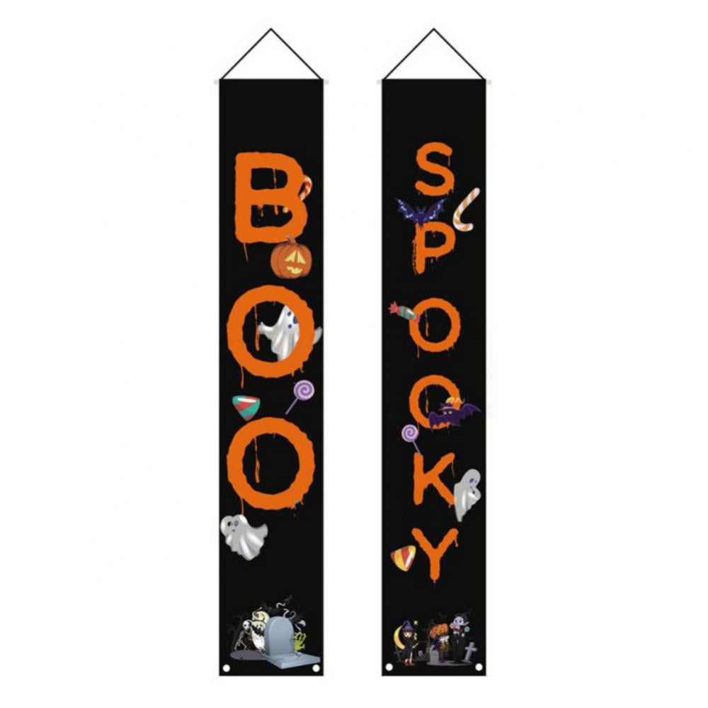 Halloween Decorations Outdoor, Boo & Spooky Halloween Signs for Front ...
