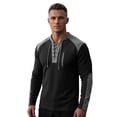 Conairie Polo Shirts For Men Long Sleeve Solid Color Fashion ...